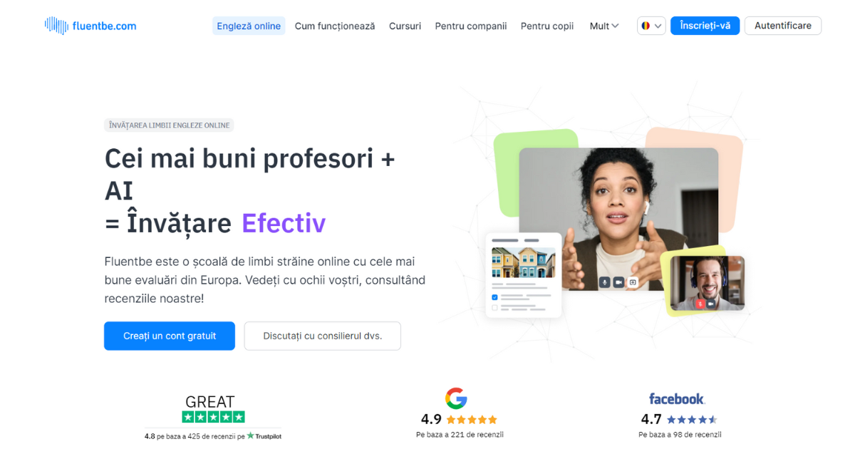 Cei mai buni profesori de limba engleză - Fluentbe.com